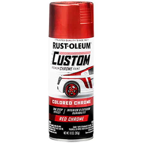 Rust-Oleum Premium Custom Chrome - Chrome Red — Automotive Art Guyana