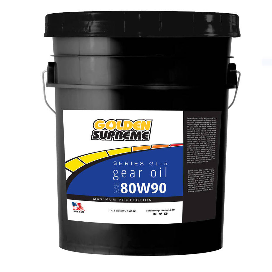 Golden Supreme Gear Oil SAE 80W90 - 1 Pail — Automotive Art Guyana